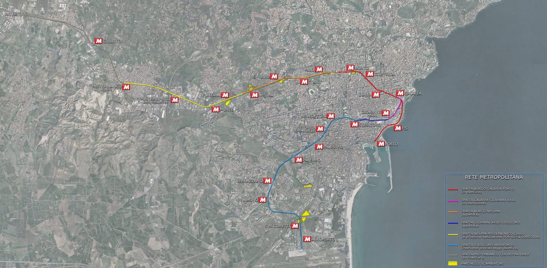 Metropolitana di Catania, i nuovi cantieri in diverse arterie cittadine ...