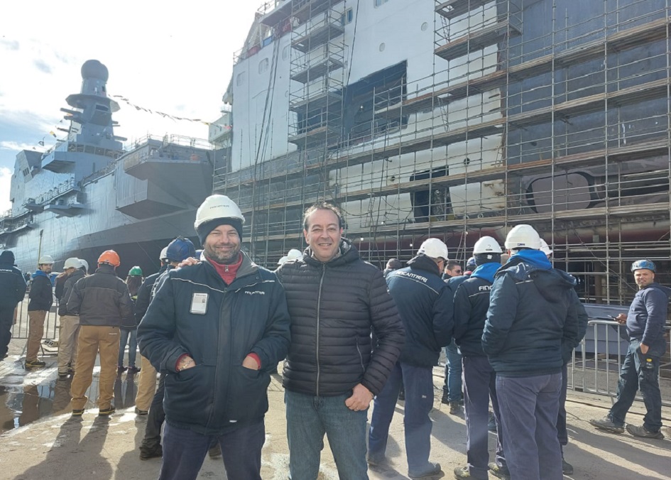 Consegnata nave anfibia costruita ai cantieri navali, speranza di rilancio