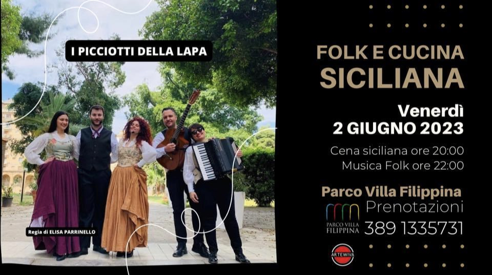 “Sapori e suoni dal mondo” a Villa Filippina: panelle, cazzilli e ...