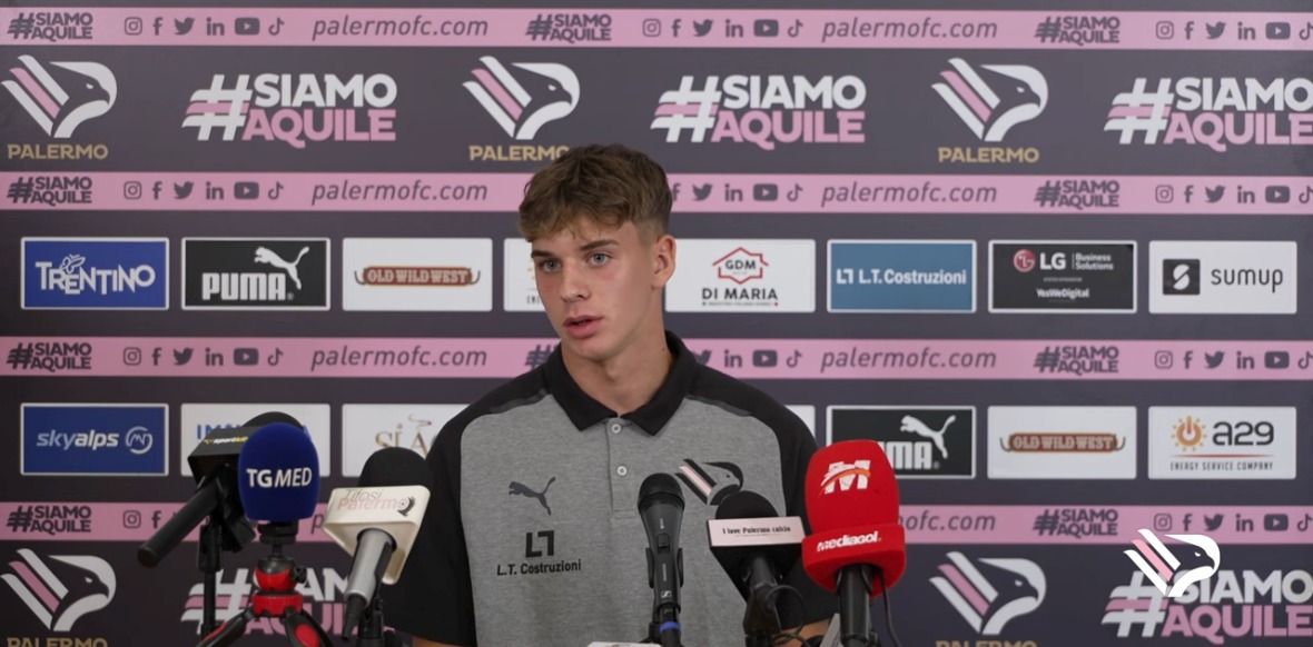 Vasic è carico e si presenta al Palermo "Pronto a dare tutto ...