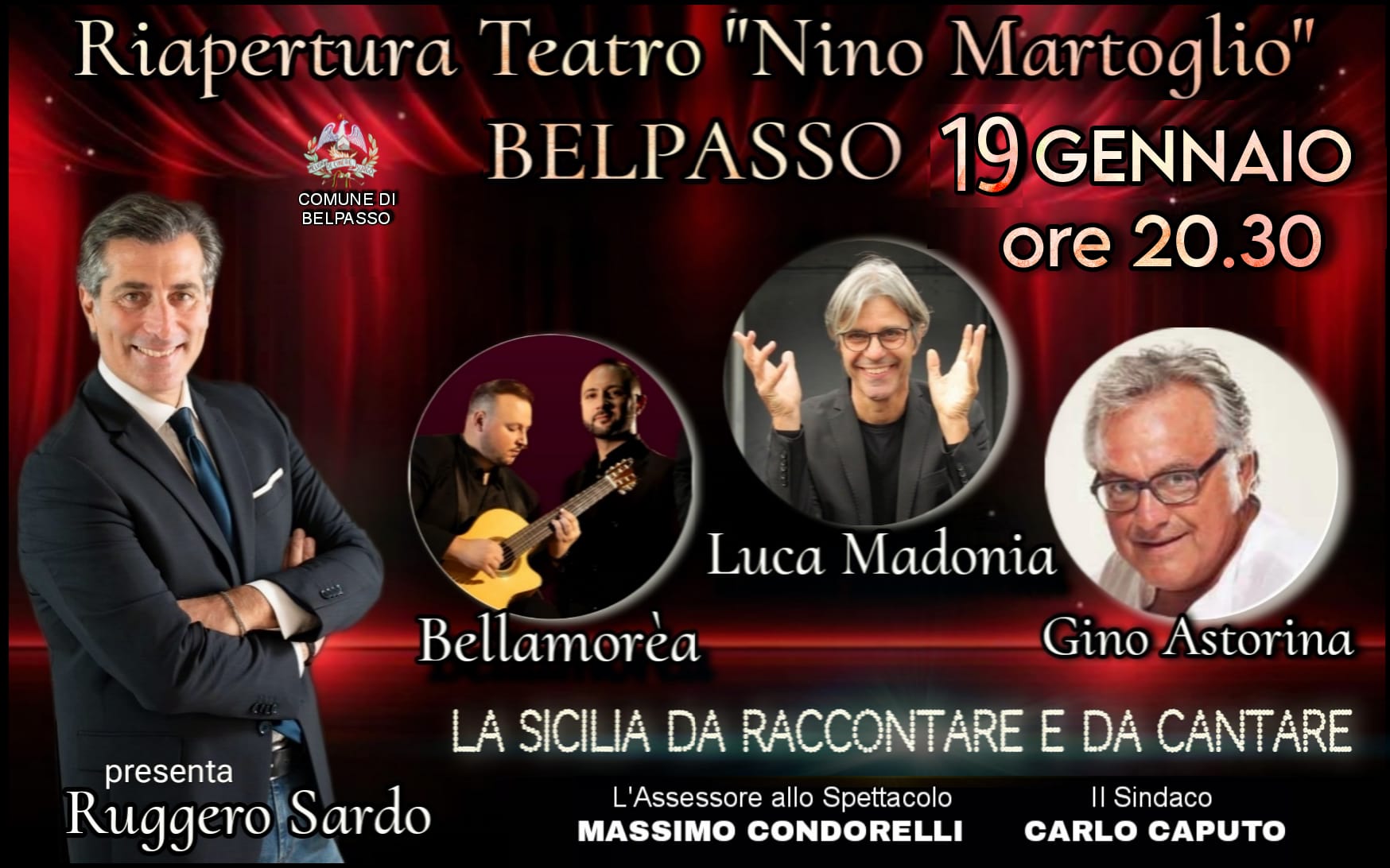 Belpasso, Ruggero Sardo presenta “La Sicilia da raccontare e da cantare ...