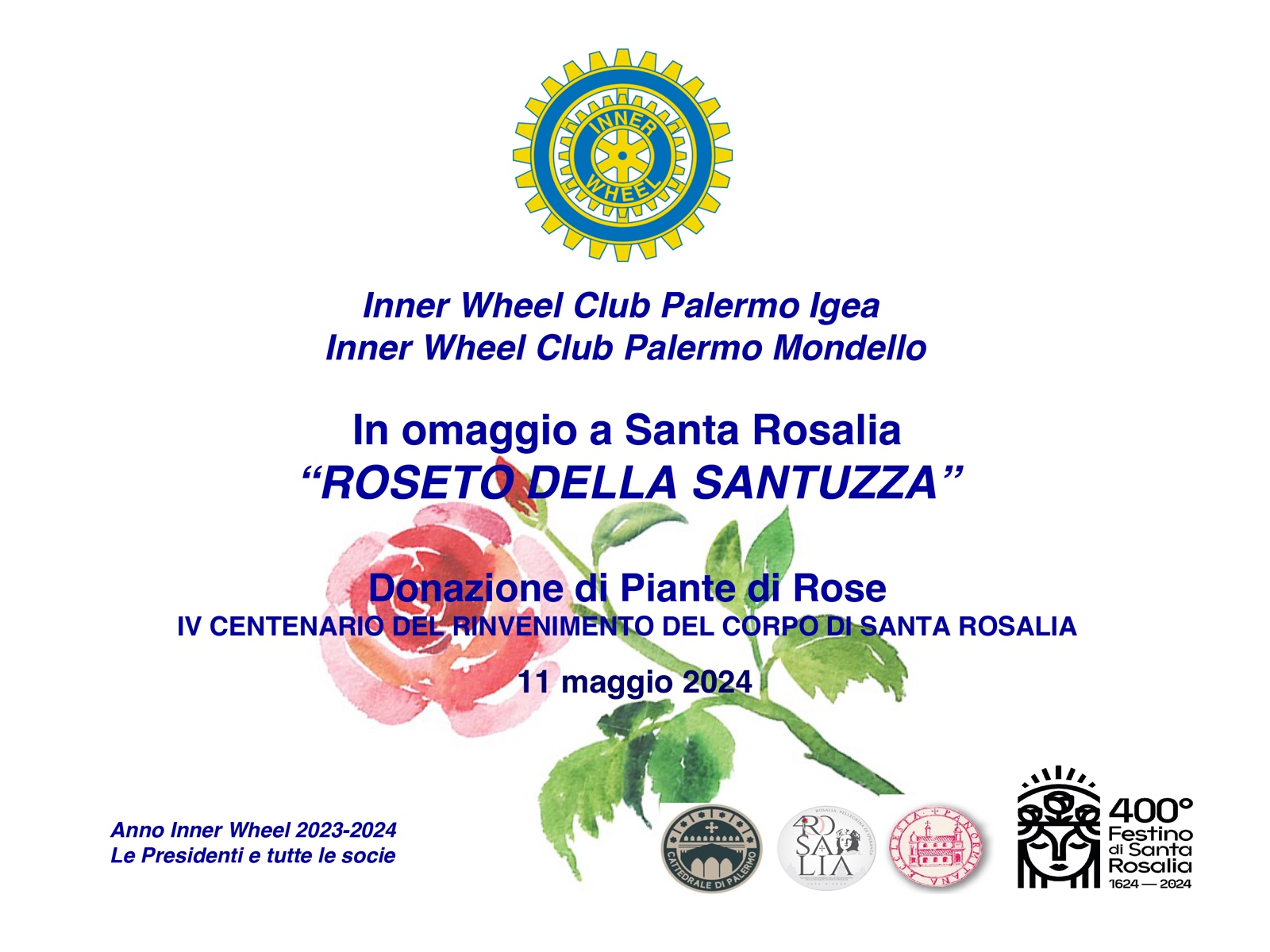 Prende vita il Roseto della Santuzza, alla Cattedrale omaggio a Santa ...