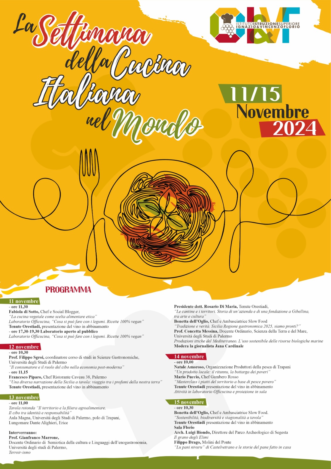 Settimana della Cucina Italiana nel Mondo: l'Istituto Superiore "I e V ...