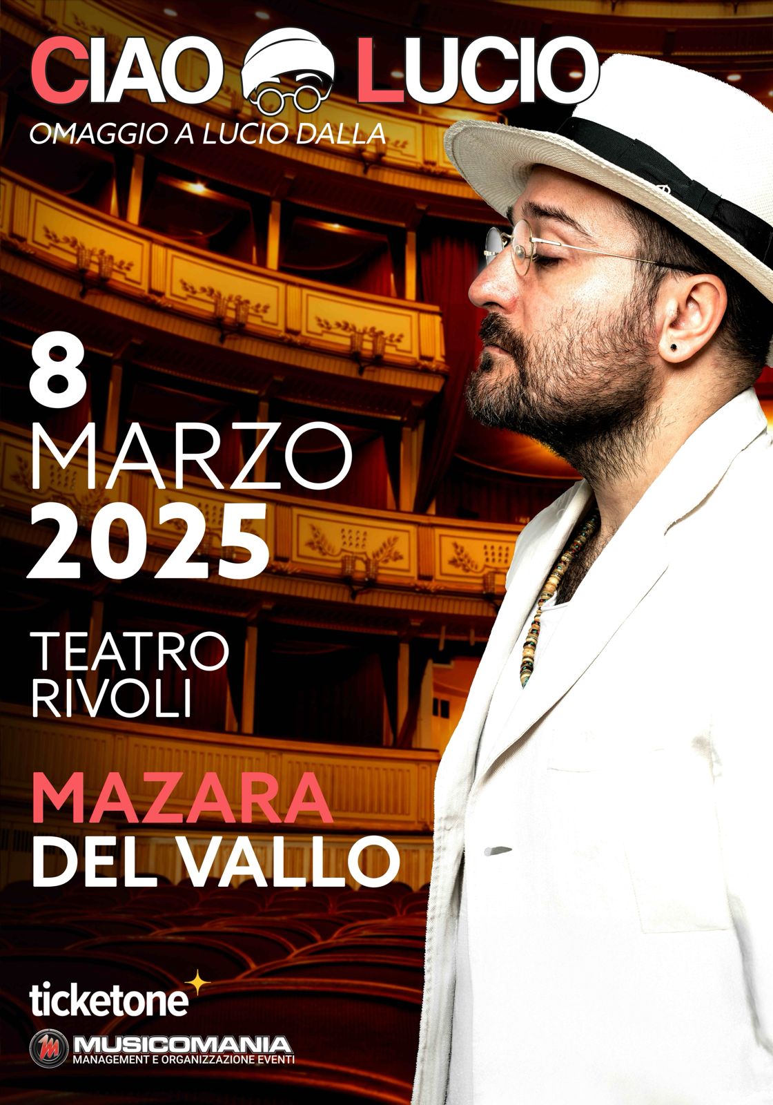 “Ciao Lucio. Omaggio a Lucio Dalla”, l'8 marzo al Teatro Rivoli di ...
