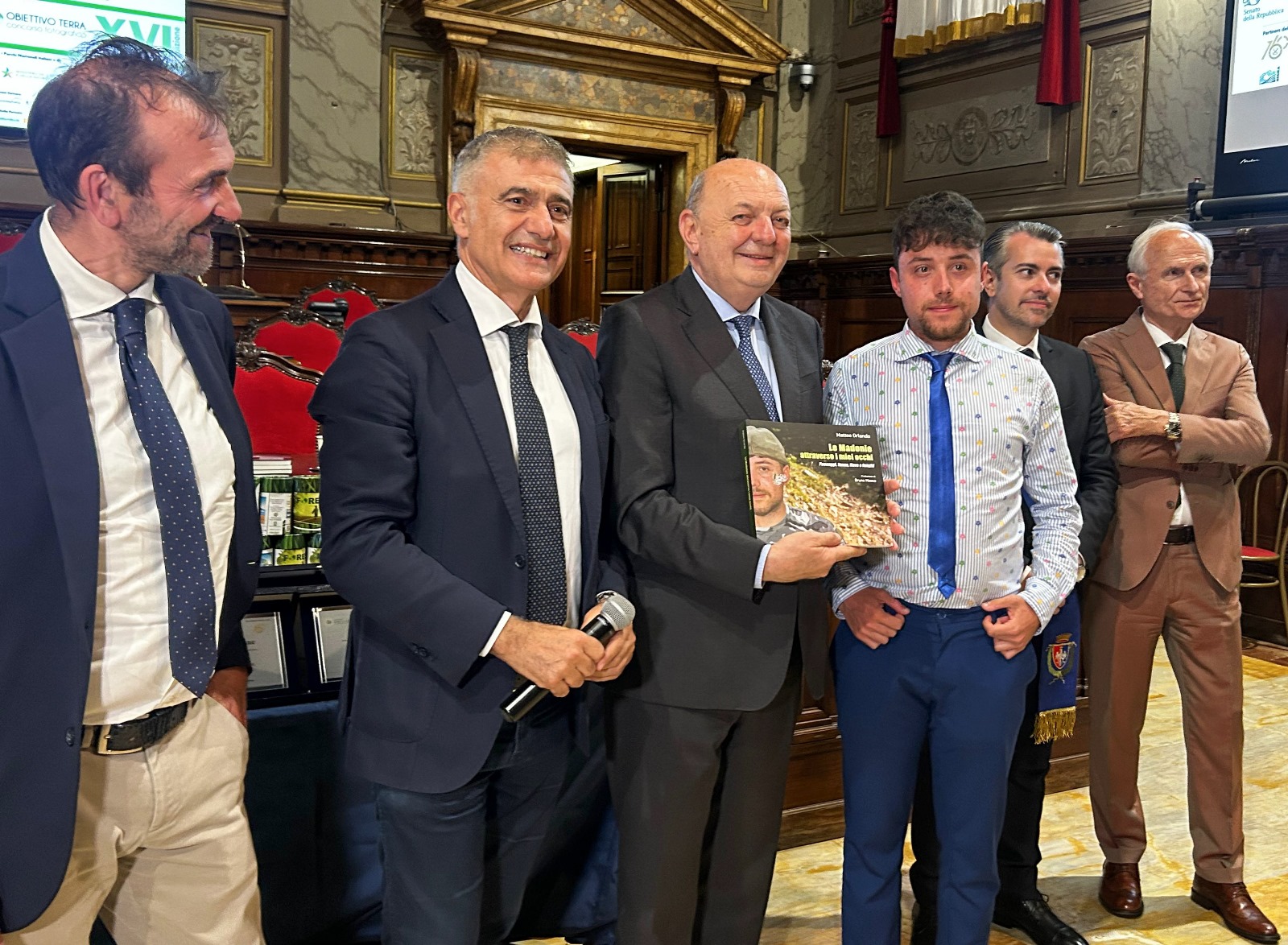 Matteo Orlando porta le Madonie a Roma: il suo libro consegnato al ...