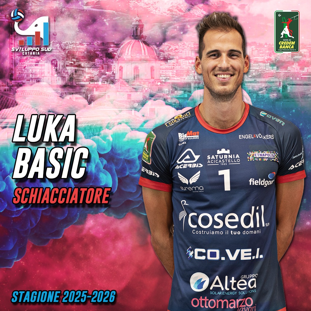 La sviluppo Sud Catania ufficializza l’ingaggio di Luka Basic: “Darò il massimo per ...