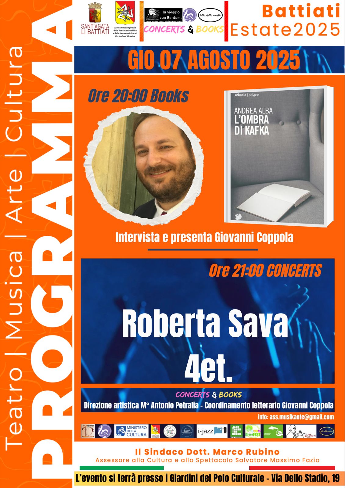 "L'ombra di Kafka" di Andrea Alba e il Roberta Sava 4Et per il sesto ...