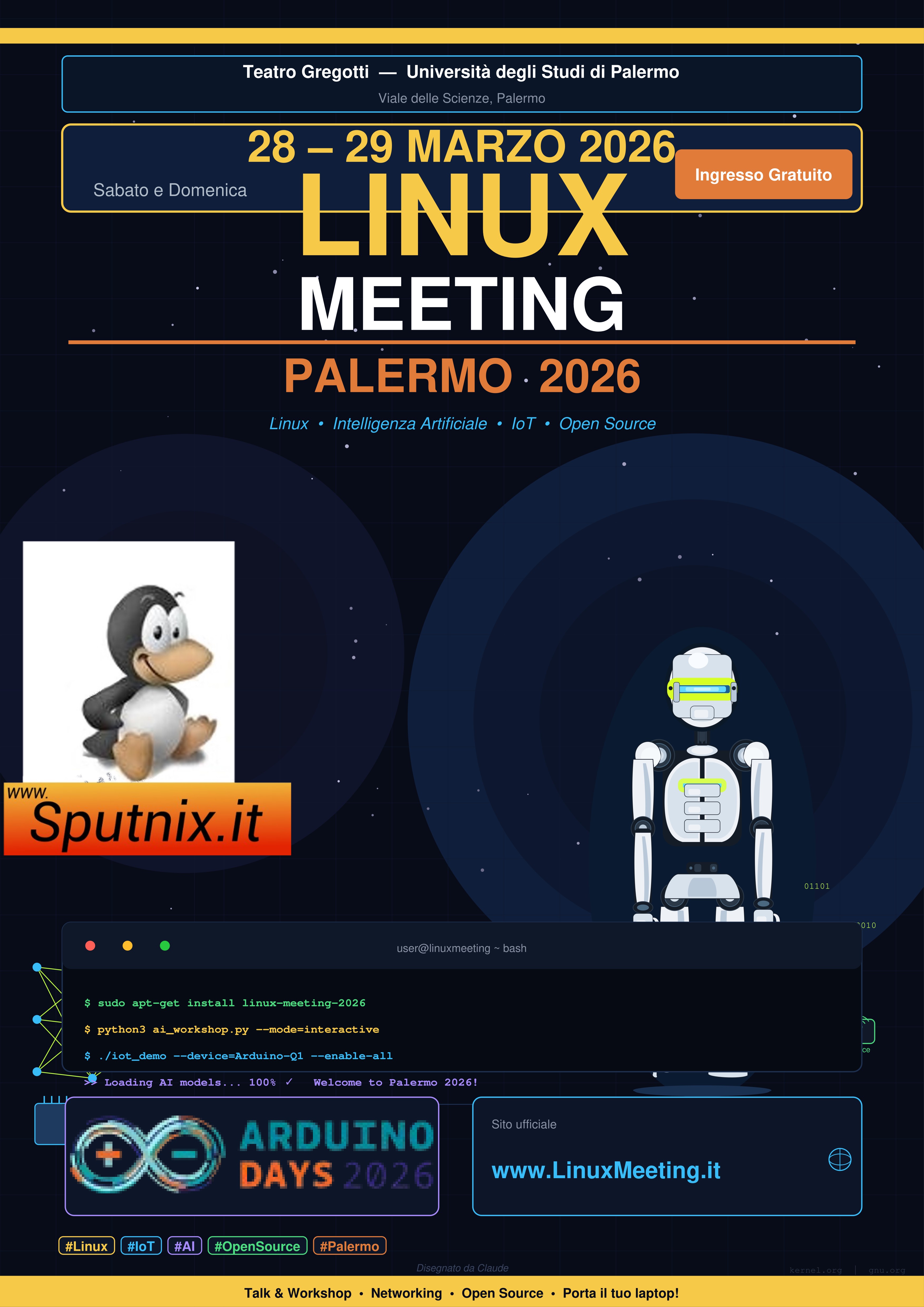 Dal codice all’intelligenza artificiale: il GNU/Linux Meeting 2026 ...
