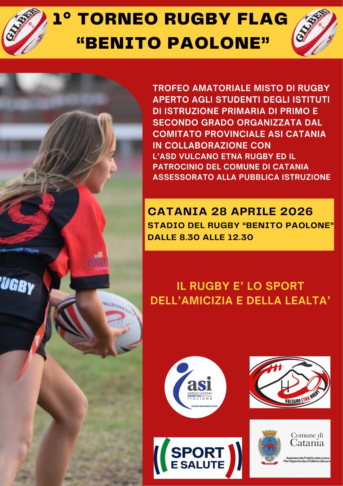 Catania, allo stadio Benito Paolone il primo torneo scolastico di rugby ...