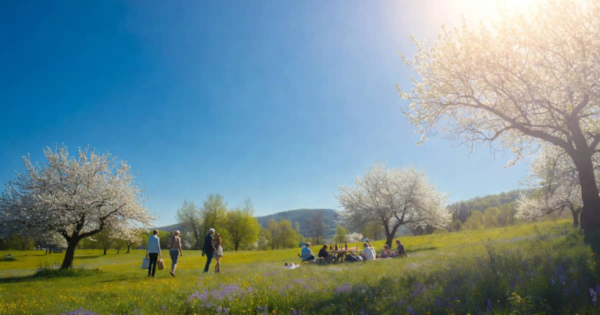 Meteo Pasqua 2026: sole e fino a 26°C con l’Anticiclone delle Azzorre