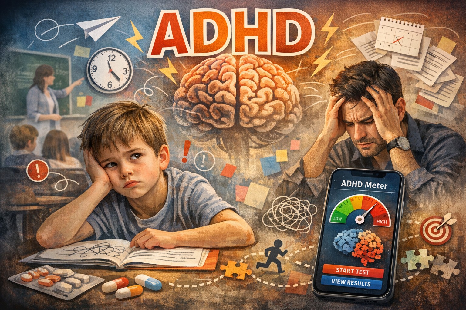 ADHD, quando l’attenzione diventa fatica quotidiana: dai sintomi alla ...