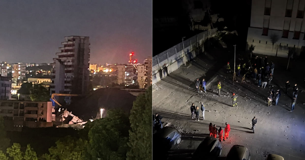 Scampia, crollo alla Vela Rossa durante la demolizione: evacuate 47 ...