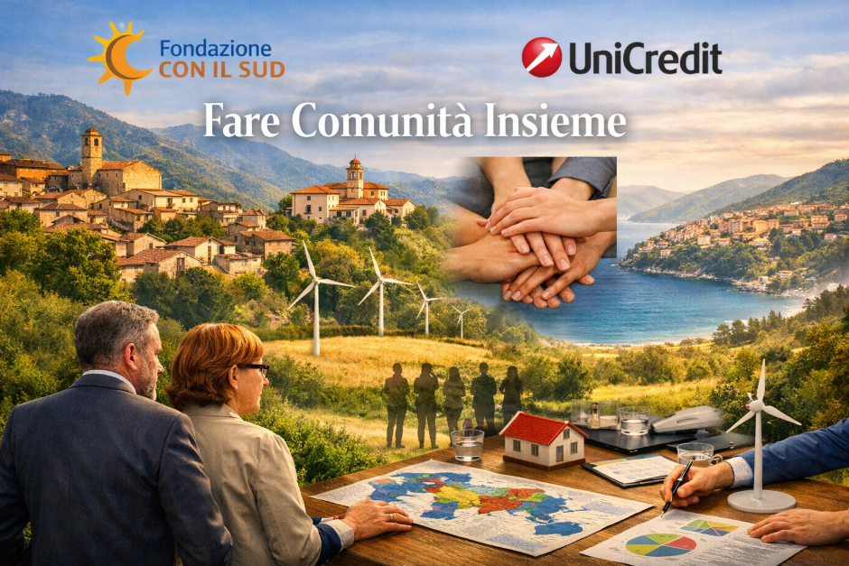 Fondazione con il sud e Unicredit insieme per lo sviluppo dei territori ...