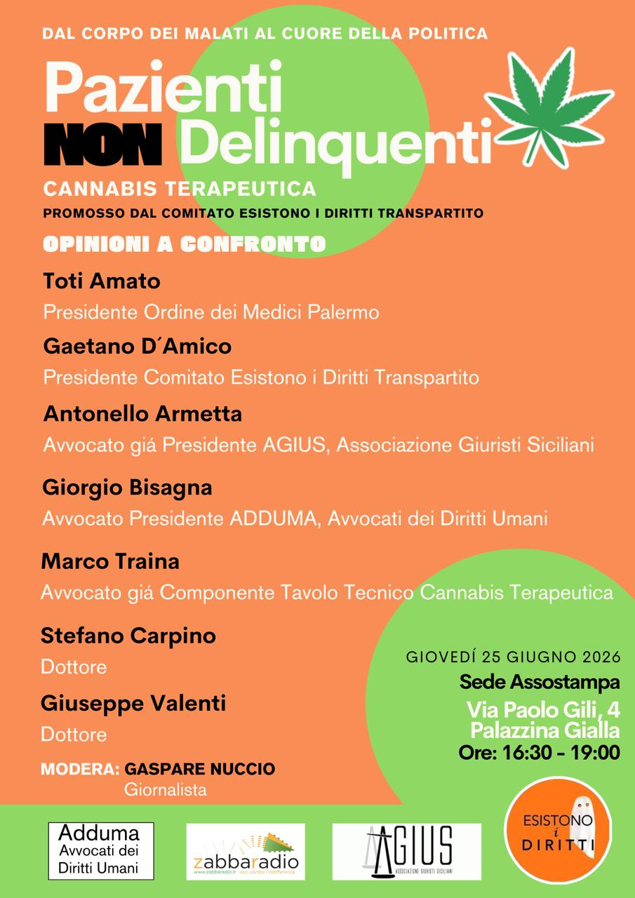“Pazienti, non delinquenti”: un confronto pubblico sulla cannabis ...