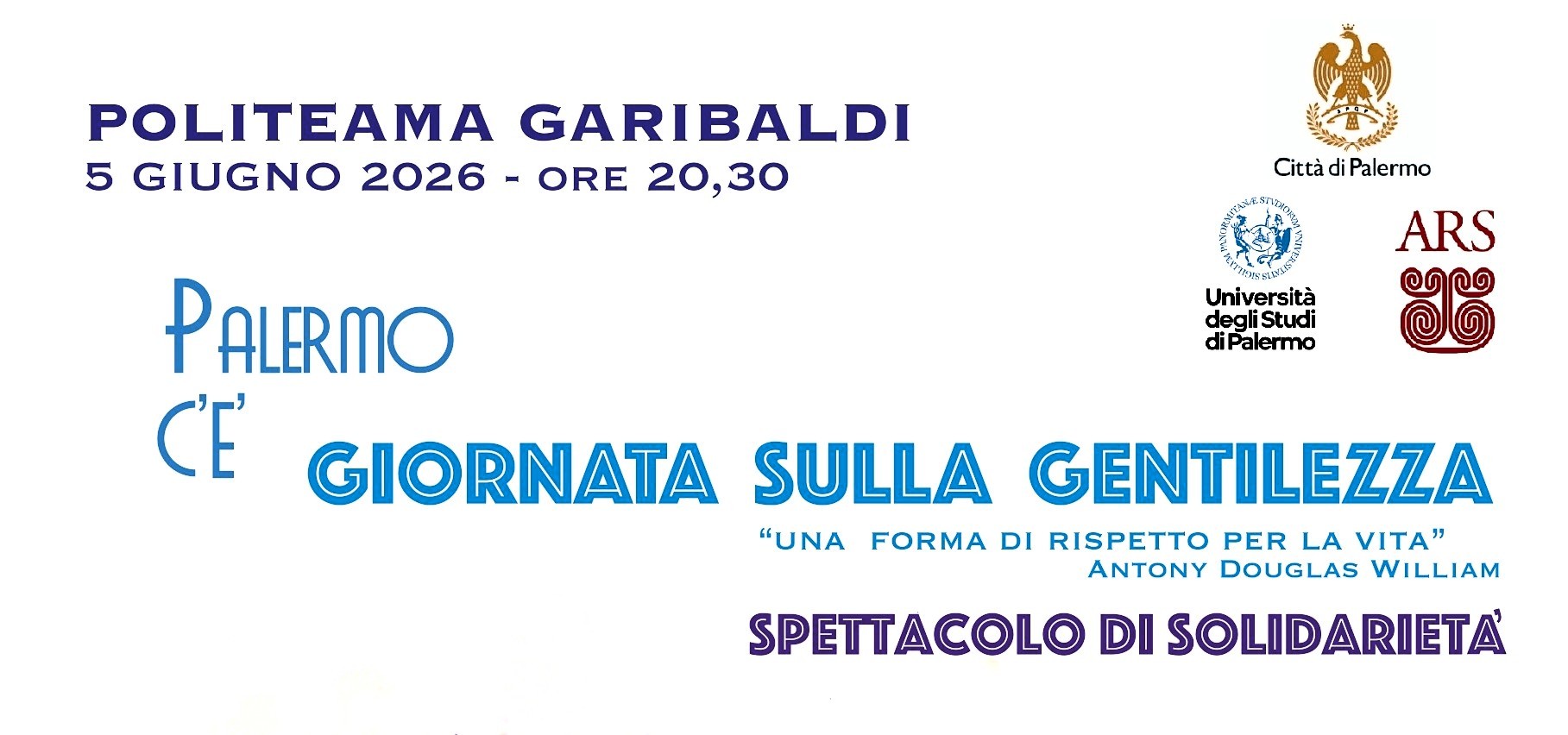 Simposio sulla Gentilezza al Teatro Politeama-Garibaldi di Palermo ...