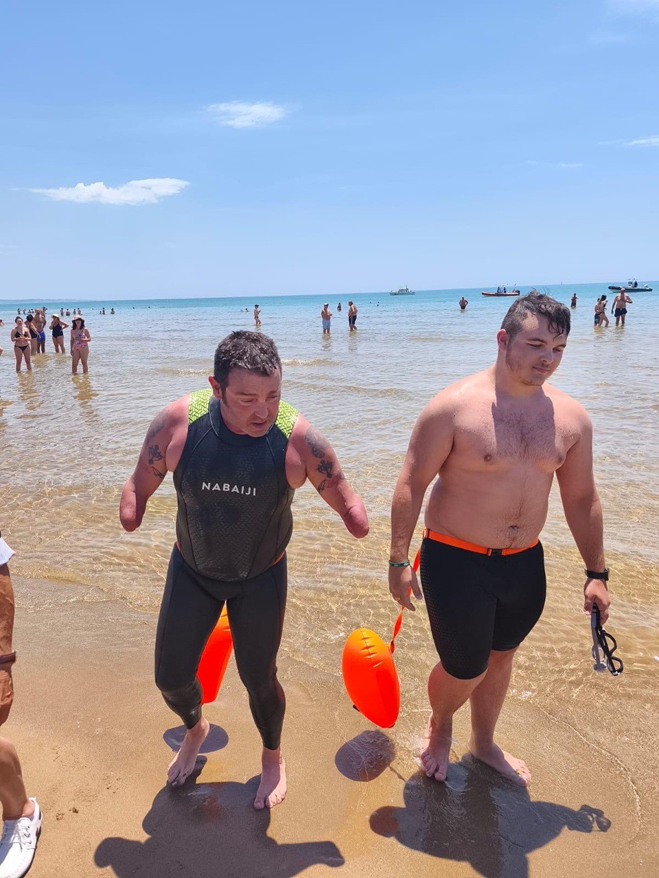 L'atleta paraolimpico Andrea Lanari da Punta Secca a Marina di Ragusa a ...